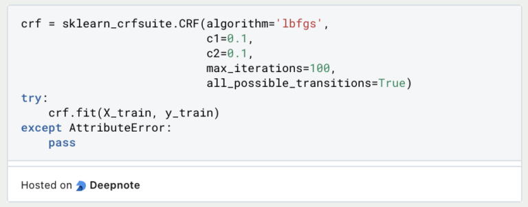 What is a Conditional Random Field (CRF)? | Data Basecamp