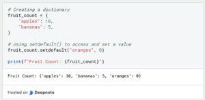 Python Dictionary - einfach erklärt! | Data Basecamp